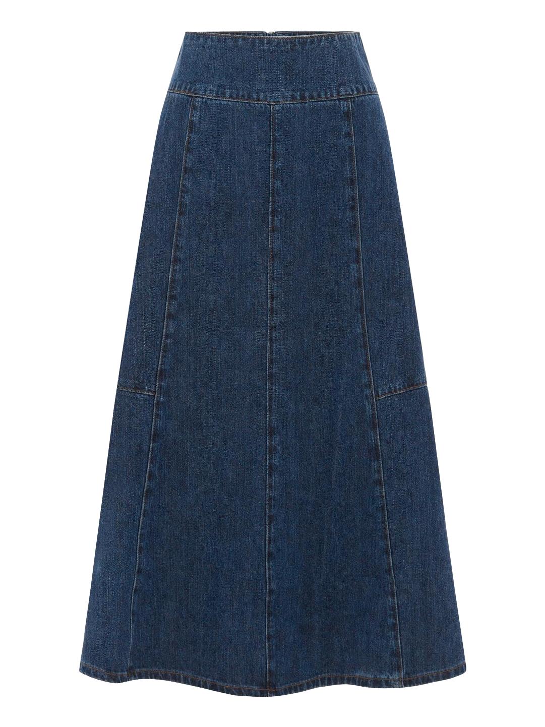 ROWIE ROWIE The Label Vashti Denim Midi Skirt